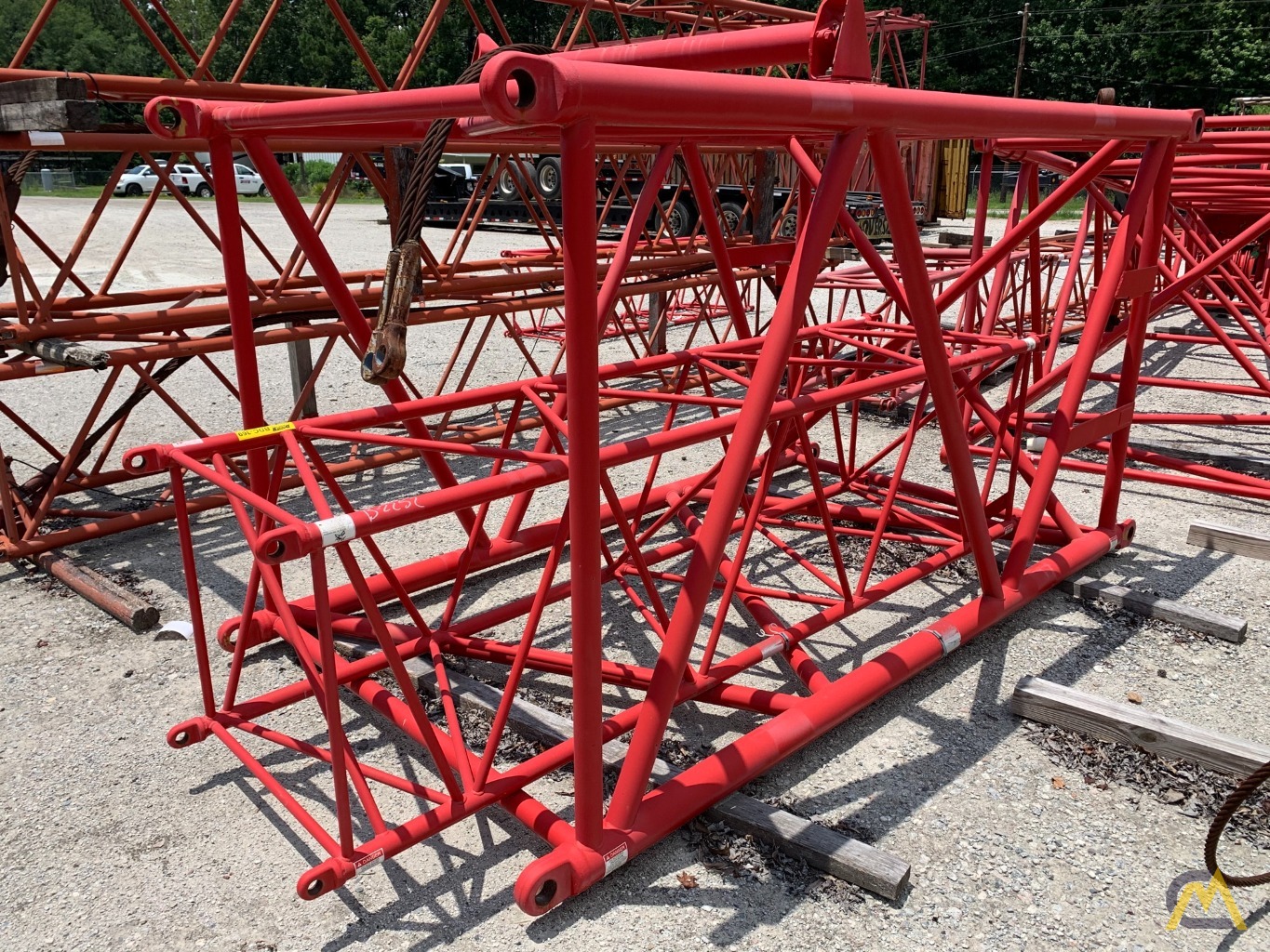 10' of Manitowoc 12000 Series Lattice Boom Crawler Crane Jib Insert For ...
