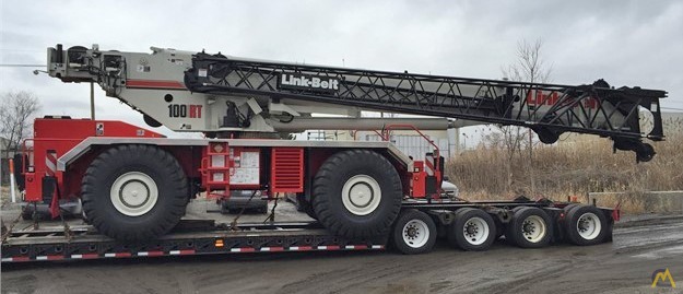 Link-Belt 110RT 100-Ton Rough Terrain Crane For Sale Hoists & Material ...