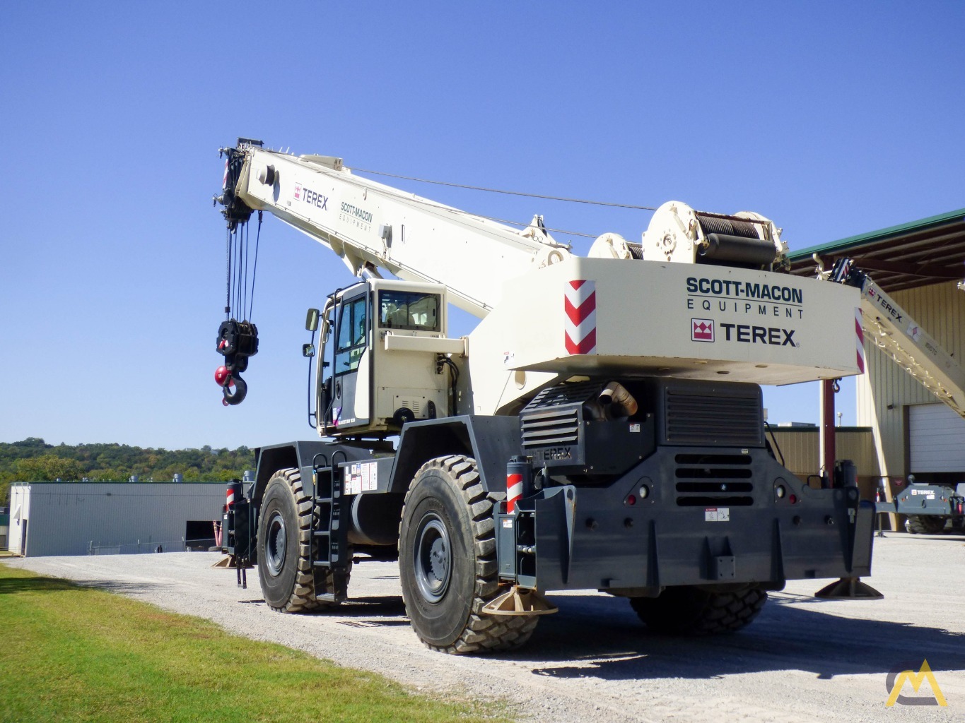 Terex Quadstar 1100 110-Ton Rough Terrain Crane For Sale or Rent Hoists & Material Handlers ...