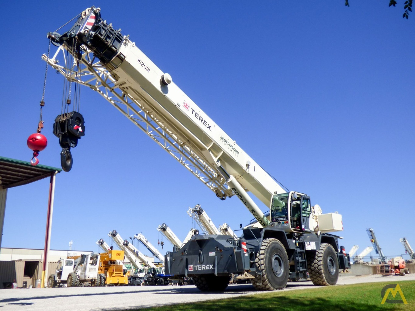 Terex Quadstar 1100 110-Ton Rough Terrain Crane For Sale or Rent Hoists & Material Handlers ...