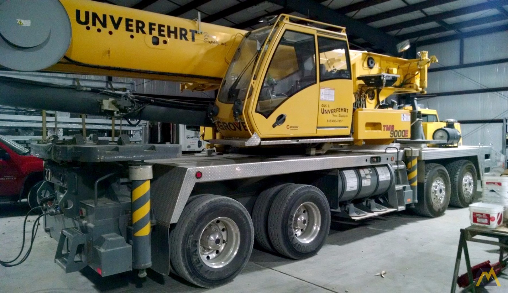 110t Grove TMS9000E Telescopic Truck Crane For Sale Hoists & Material ...