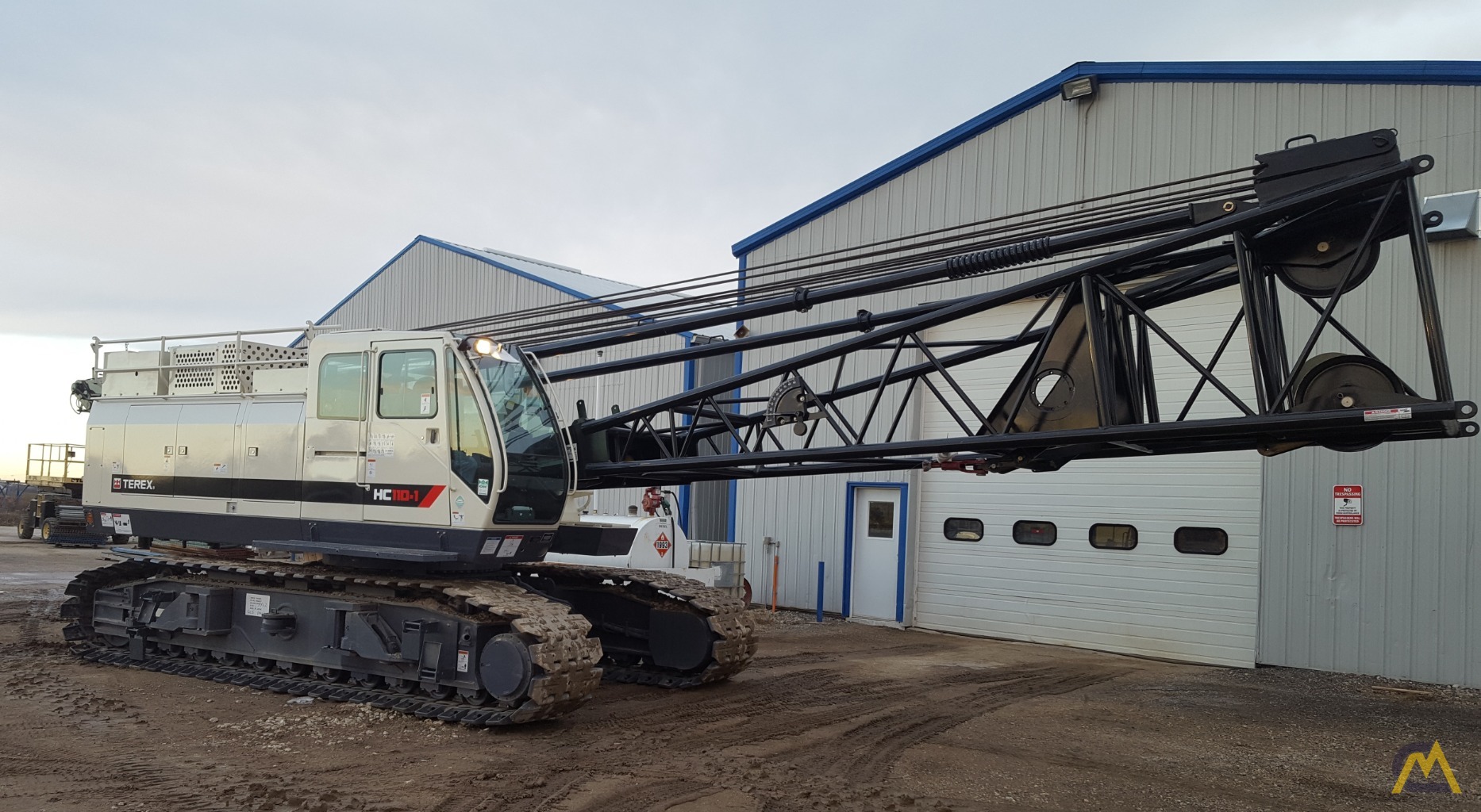 110t Terex HC110-1 Lattice Boom Crawler Crane For Sale or Rent Hoists ...
