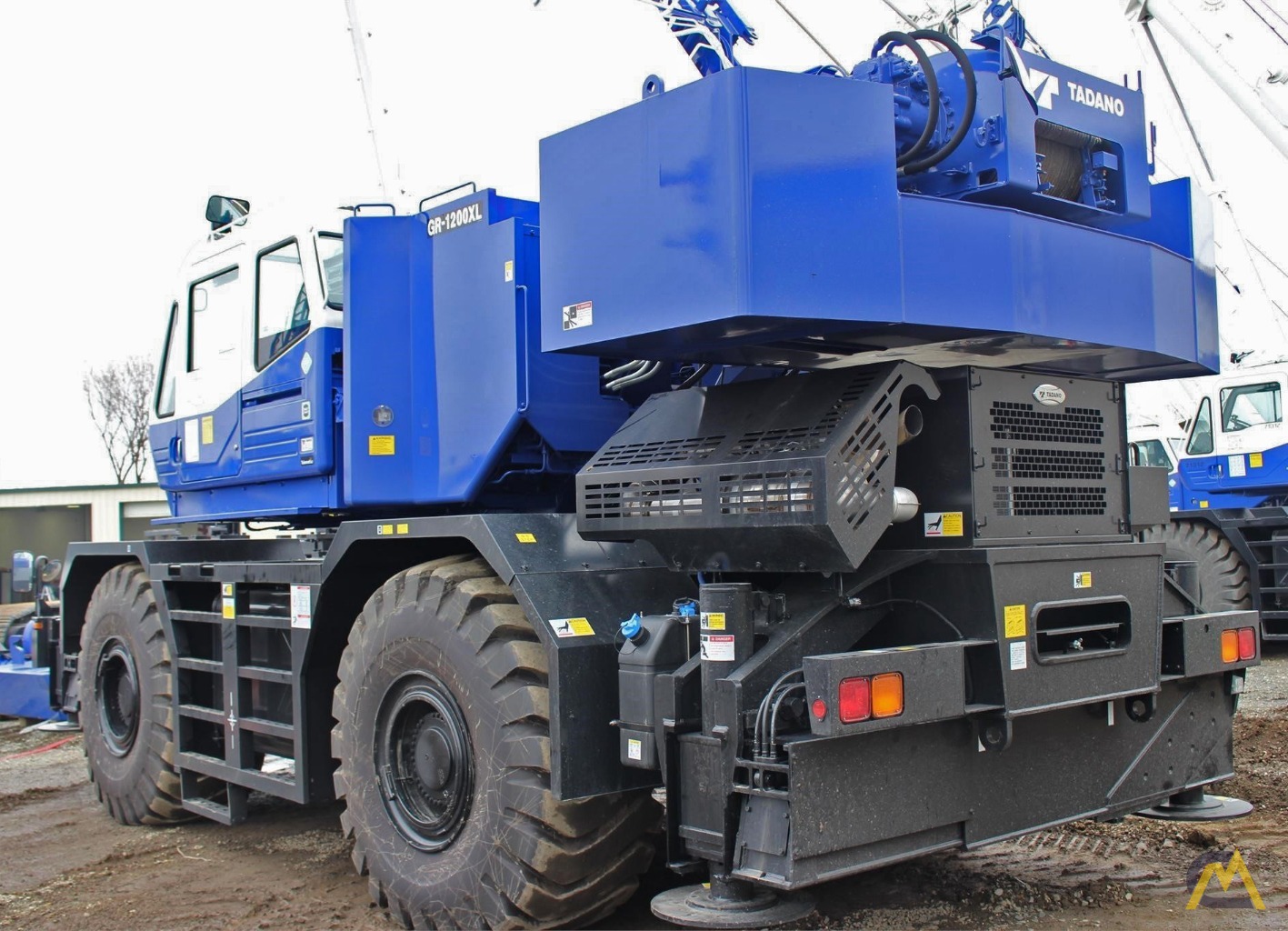 120t Tadano GR-1200XL Rough Terrain Crane For Sale or Rent Hoists ...