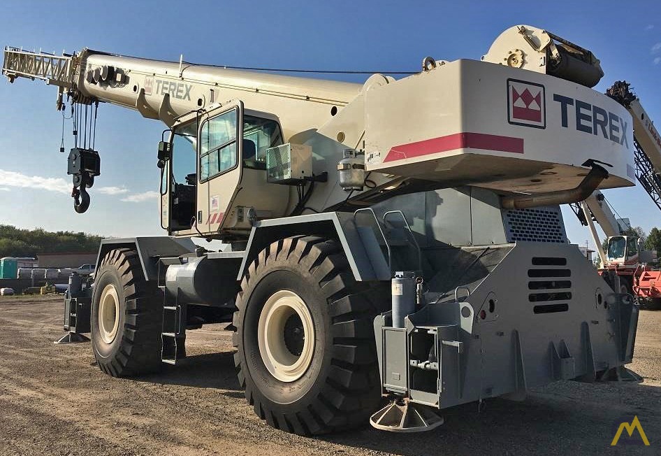 Terex RT 1120 120-Ton Rough Terrain Crane For Sale Hoists & Material ...