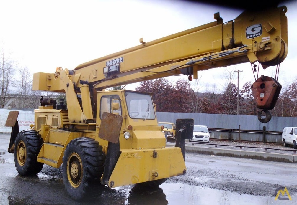 Grove RT58 14-ton Down Cab Rough Terrain Crane For Sale Hoists ...