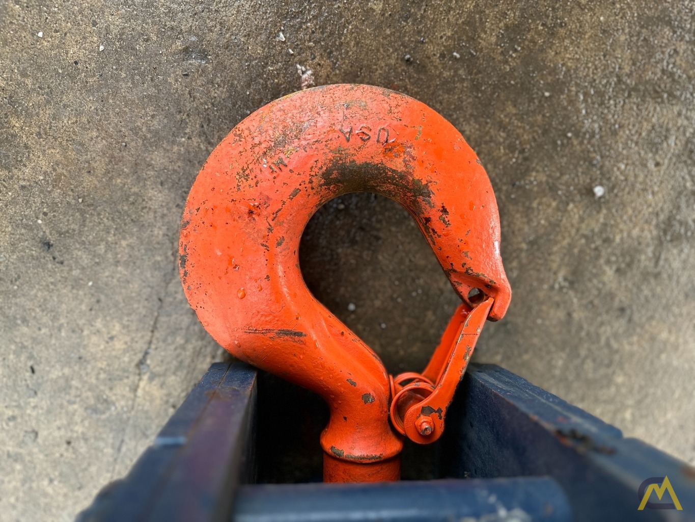 McKissick 15-ton Single Sheave 9/16 Wire Rope Hook Block For Sale ...