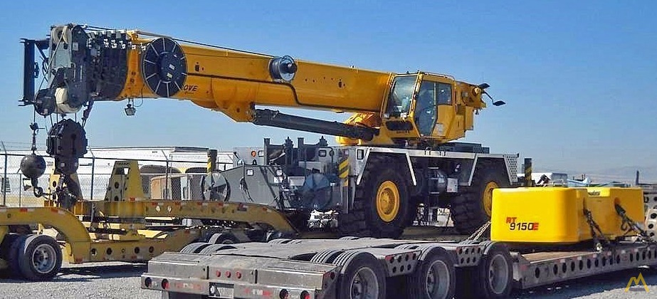 Grove RT9150E 150-ton Rough Terrain Crane For Sale or Rent Hoists ...