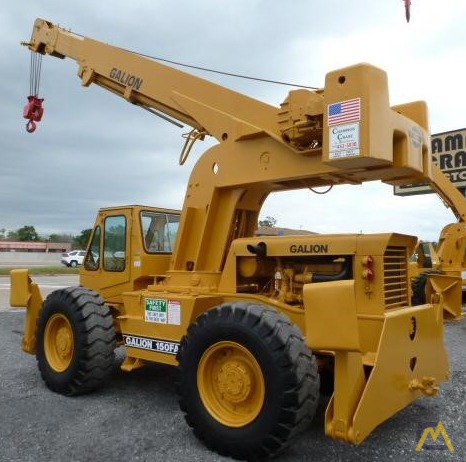 Galion 150FA 15-Ton Down Cab Rough Terrain Crane For Sale Hoists ...