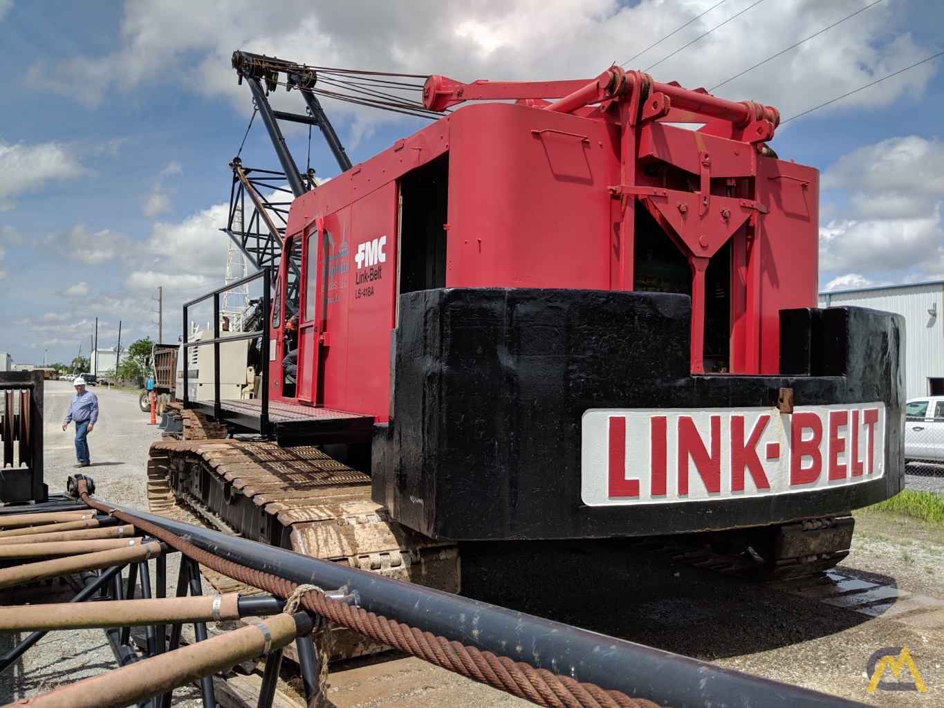 1974 Link-Belt LS-418 82-Ton Lattice Boom Crawler Crane For Sale ...