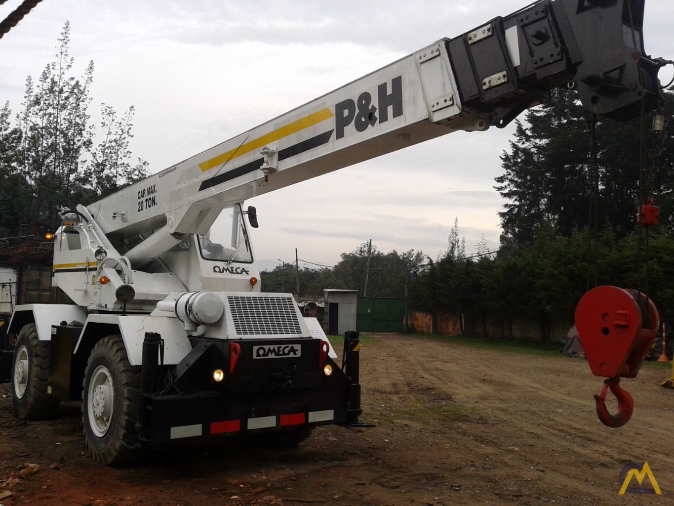 1981 P&H Omega 20 ton Rough Terrain Crane; CranesList ID: 229 For Sale ...