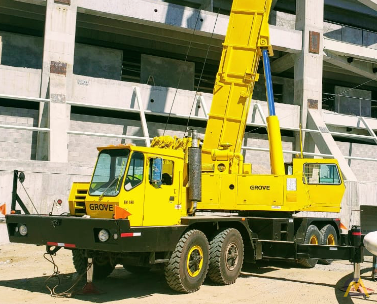 1987 Grove TM890 90-Ton Hydraulic Truck Crane CranesList ID: 571 For ...
