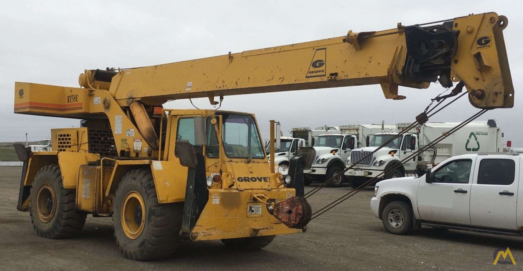 1991 Grove RT58E 20-Ton Rough Terrain Crane; CranesList ID: 820 For ...