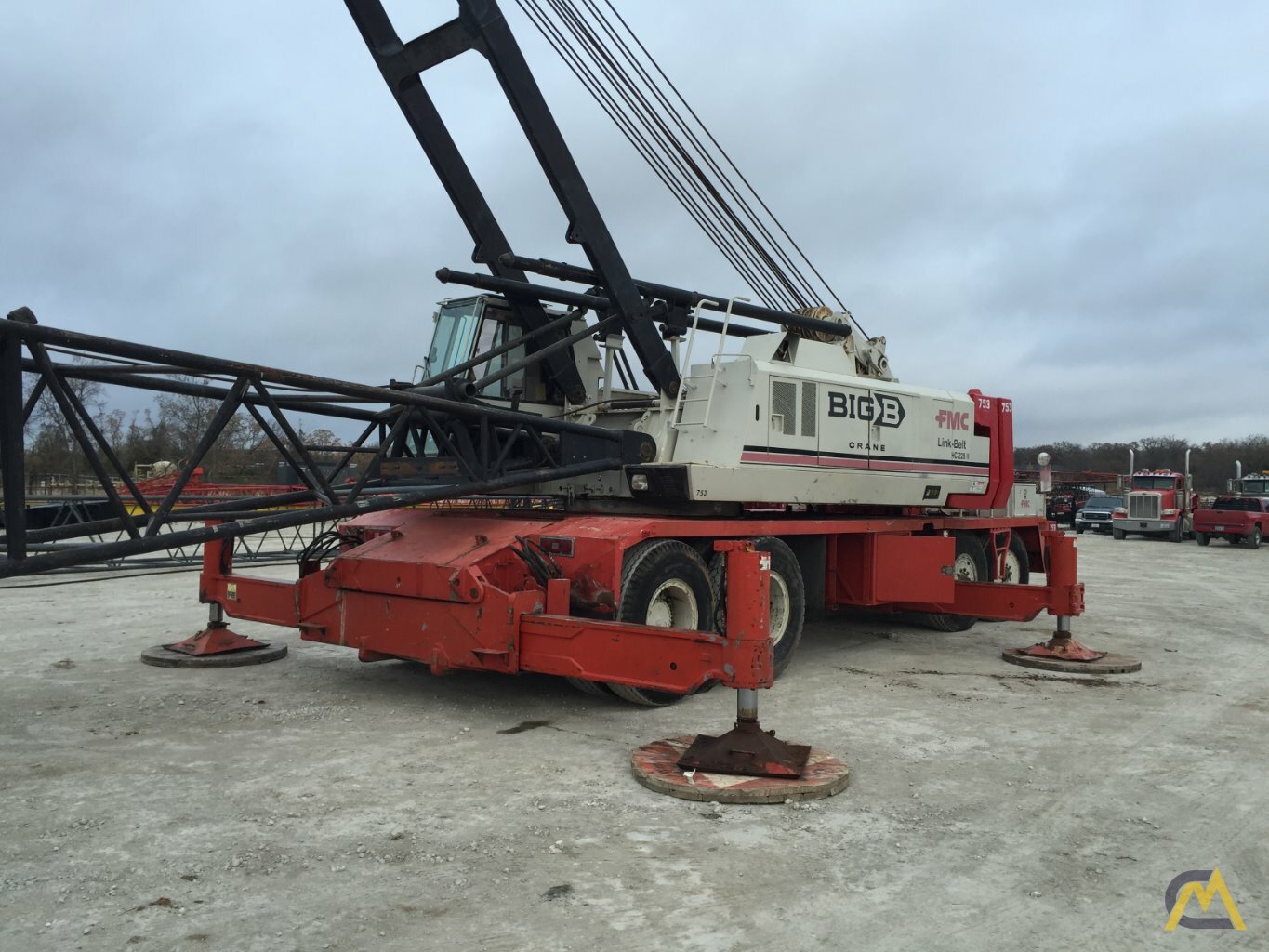 1992 Link-Belt HC-228H 125-Ton Lattice Boom Truck Crane For Sale or ...
