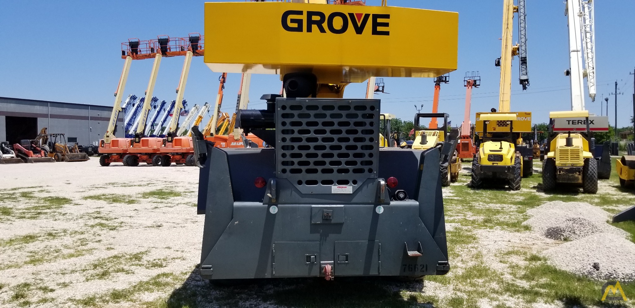 1993 Grove RT58D 20-Ton Down Cab Rough Terrain Crane For Sale Hoists ...