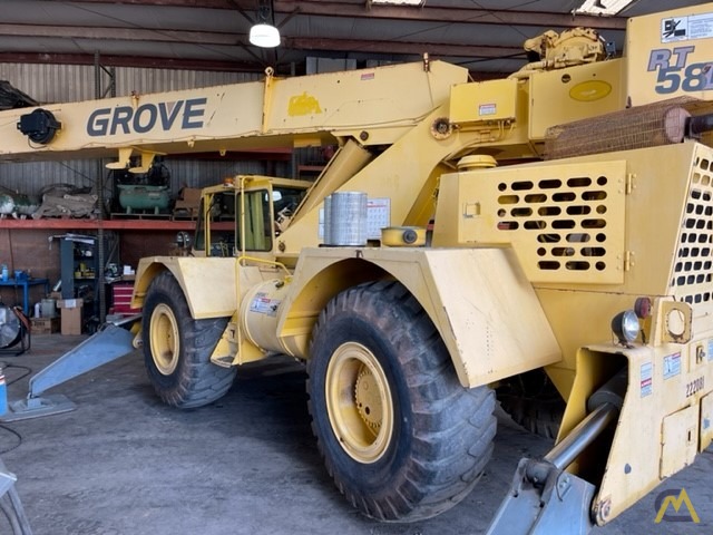 1999 Grove RT58D 20-Ton Down Cab Rough Terrain Crane For Sale Hoists ...