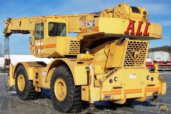 1999 GROVE RT750 For Sale Grove Rough Terrain Cranes Hoists & Material ...