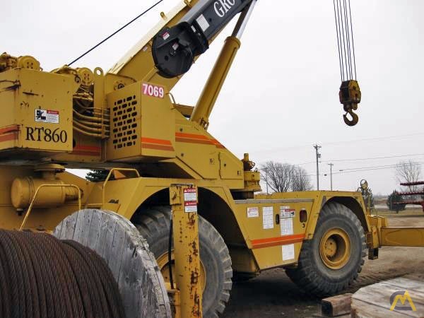 1999 GROVE RT860B For Sale Grove Rough Terrain Cranes Hoists & Material ...