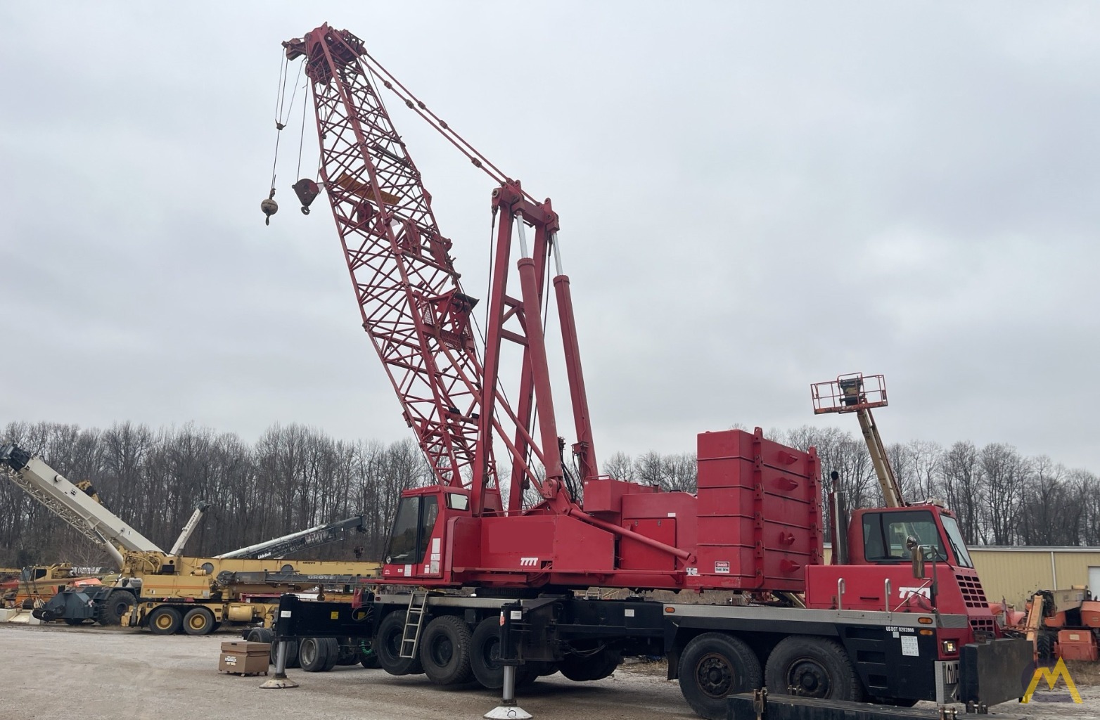 Manitowoc 777T Lattice Boom Truck Crane For Sale Hoists & Material ...