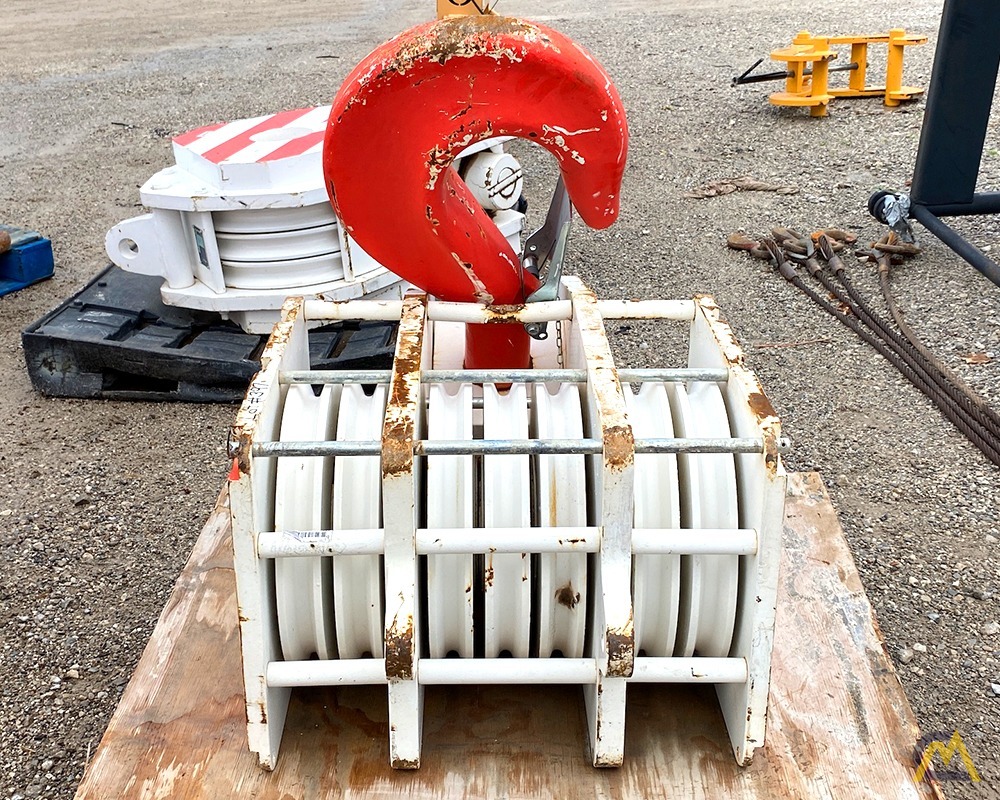 Terex Demag 130-Ton 7-Sheave Hook Block For Sale Blocks Parts ...
