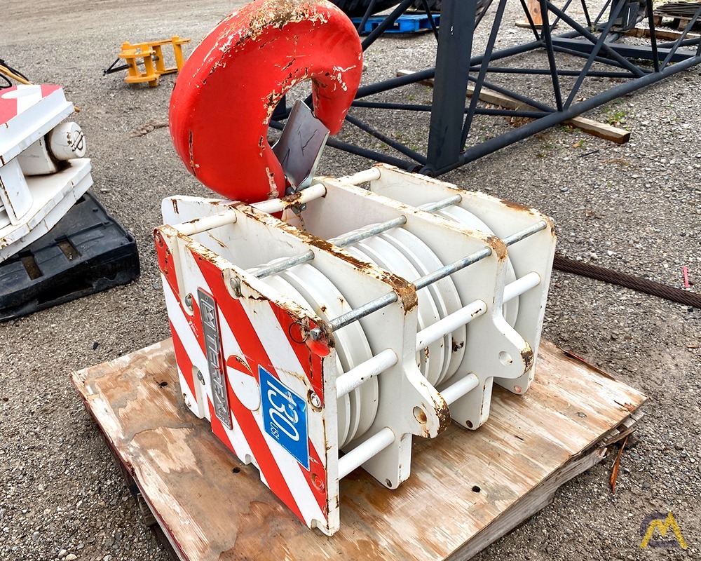 Terex Demag 130-Ton 7-Sheave Hook Block For Sale Blocks Parts ...