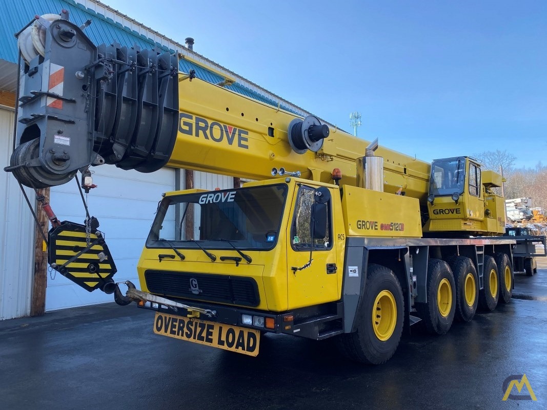 2000 Grove GMK5120B 120-Ton All Terrain Crane For Sale Hoists ...