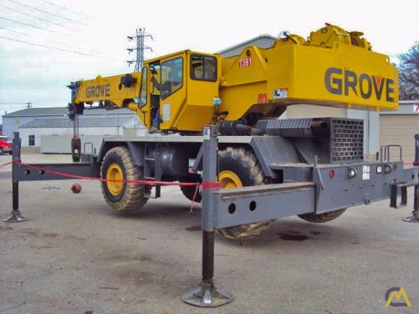 2000 GROVE RT650E For Sale Grove Rough Terrain Cranes Hoists & Material ...