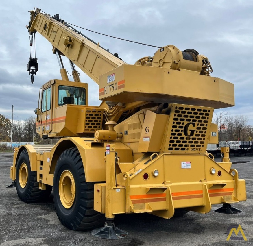 2000 Grove RT750 Rough Terrain Crane For Sale Hoists & Material ...