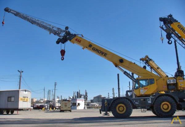 2001 GROVE RT875 For Sale Grove Rough Terrain Cranes Hoists & Material ...