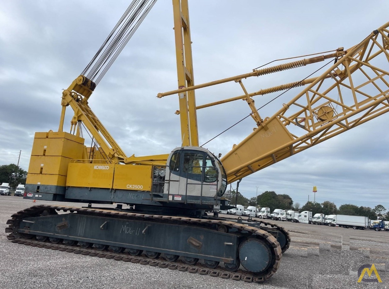2001 Kobelco CK2500 Lattice Boom Crawler Crane For Sale Hoists ...