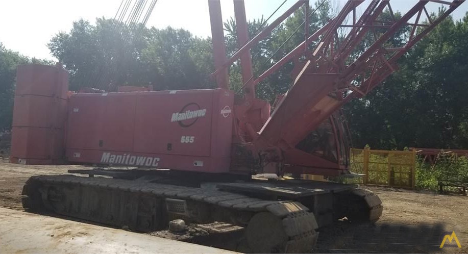 Manitowoc 555 150-ton Lattice Boom Crawler Crane -CranesList ID: 246 ...