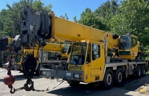 2003 Grove TMS760E Capacity Hydraulic Truck Crane For Sale Hoists ...