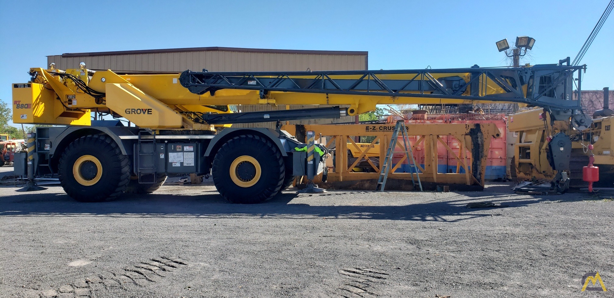 2005 Grove RT880E 80-Ton Rough Terrain Crane For Sale Hoists & Material ...