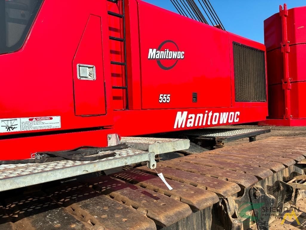 Bid on a 2005 Manitowoc 555 Lattice Boom Crawler Crane-LOW HOURS!! For ...