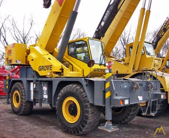 GROVE RT535E 35-Ton Rough Terrain Crane For Sale Grove Hoists ...