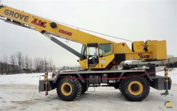 Grove RT650E 50-Ton Rough Terrain Crane For Sale Hoists & Material ...