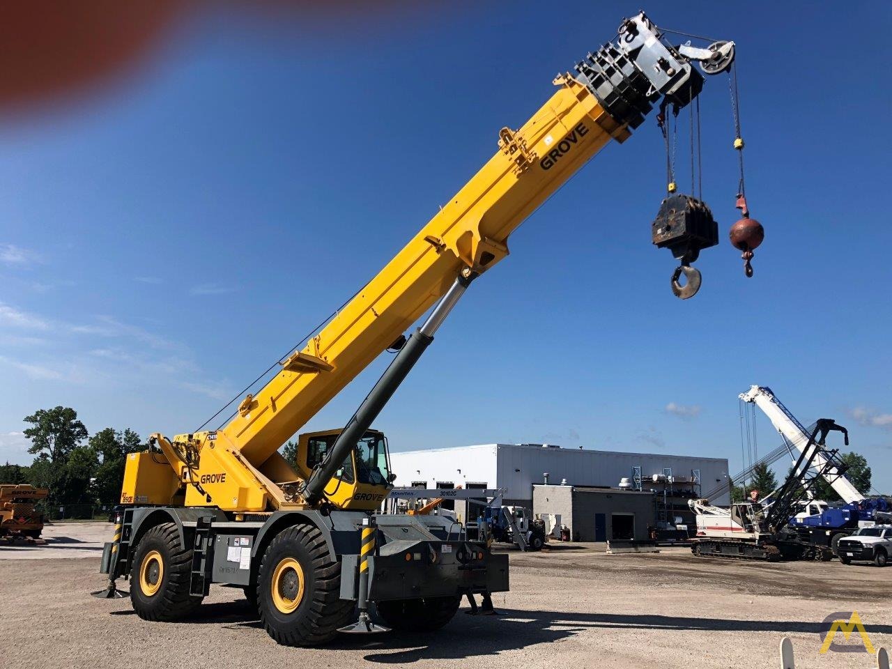 2006 Grove RT890E 90-Ton Rough Terrain Crane For Sale Hoists & Material ...