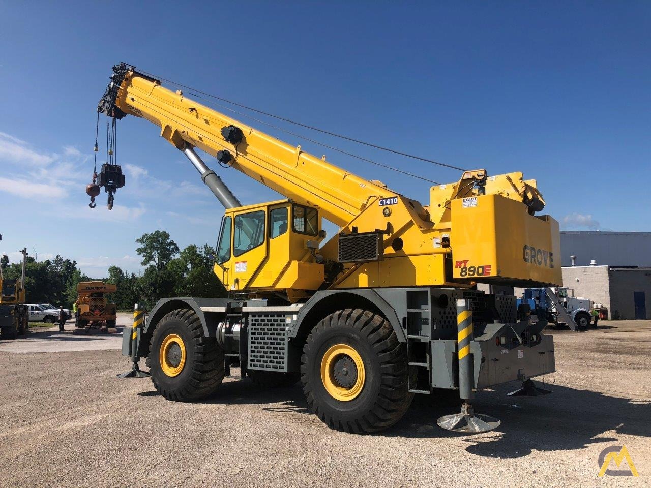 2006 Grove RT890E 90-Ton Rough Terrain Crane For Sale Hoists & Material ...