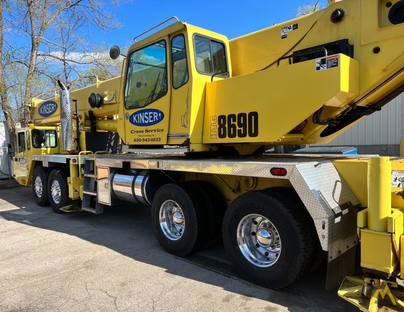 2006 Link-Belt HTC-8690 90-Ton Hydraulic Truck Crane For Sale Hoists ...