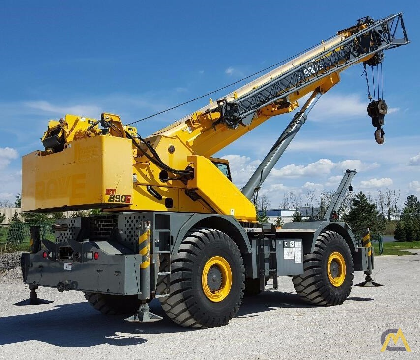 2007 90t GROVE RT890E Rough Terrain Crane For Sale Grove Hoists ...