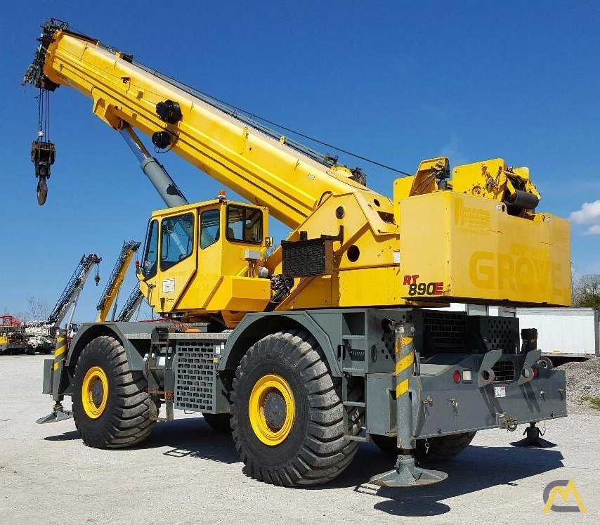 2007 90t GROVE RT890E Rough Terrain Crane For Sale Grove Hoists ...