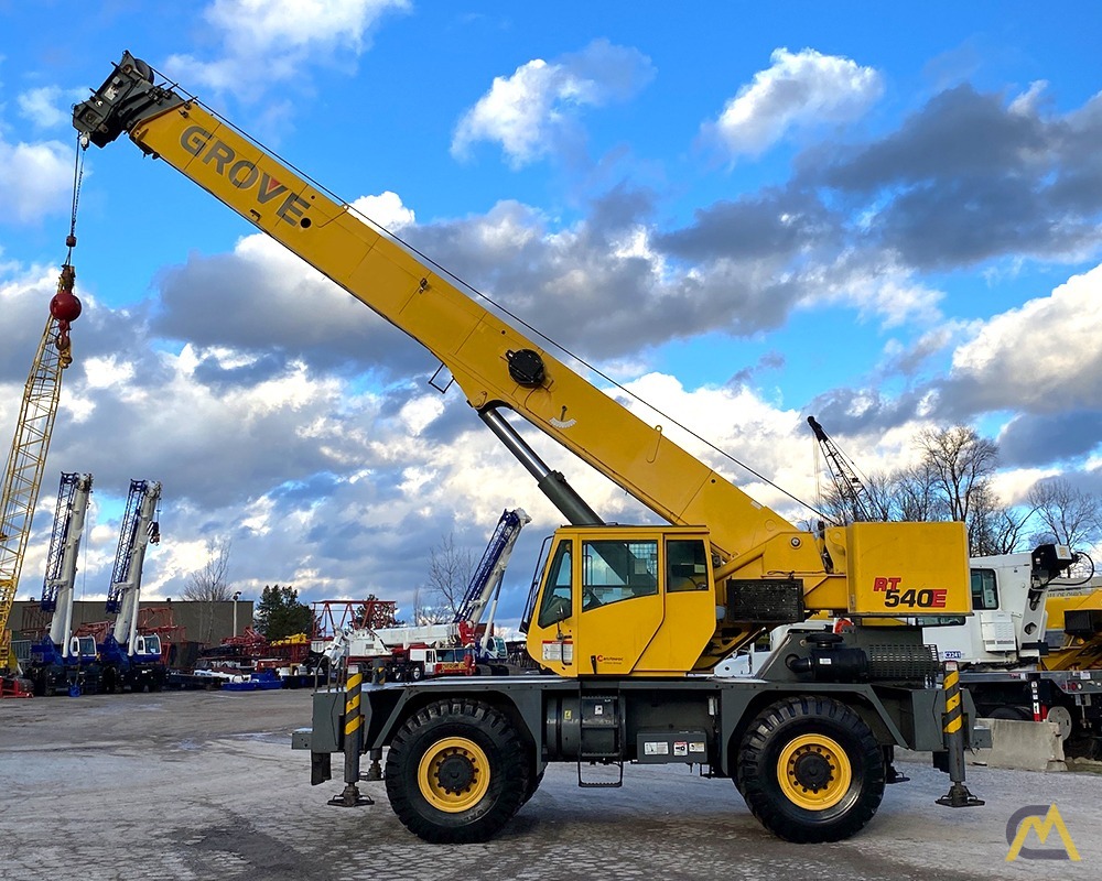 2007 Grove RT540E 40-Ton Rough Terrain Crane For Sale Hoists & Material ...