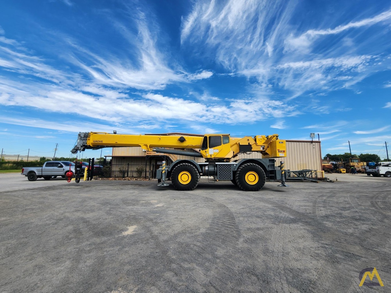 2007 Grove RT880E 80-Ton Rough Terrain Crane For Sale Hoists & Material ...