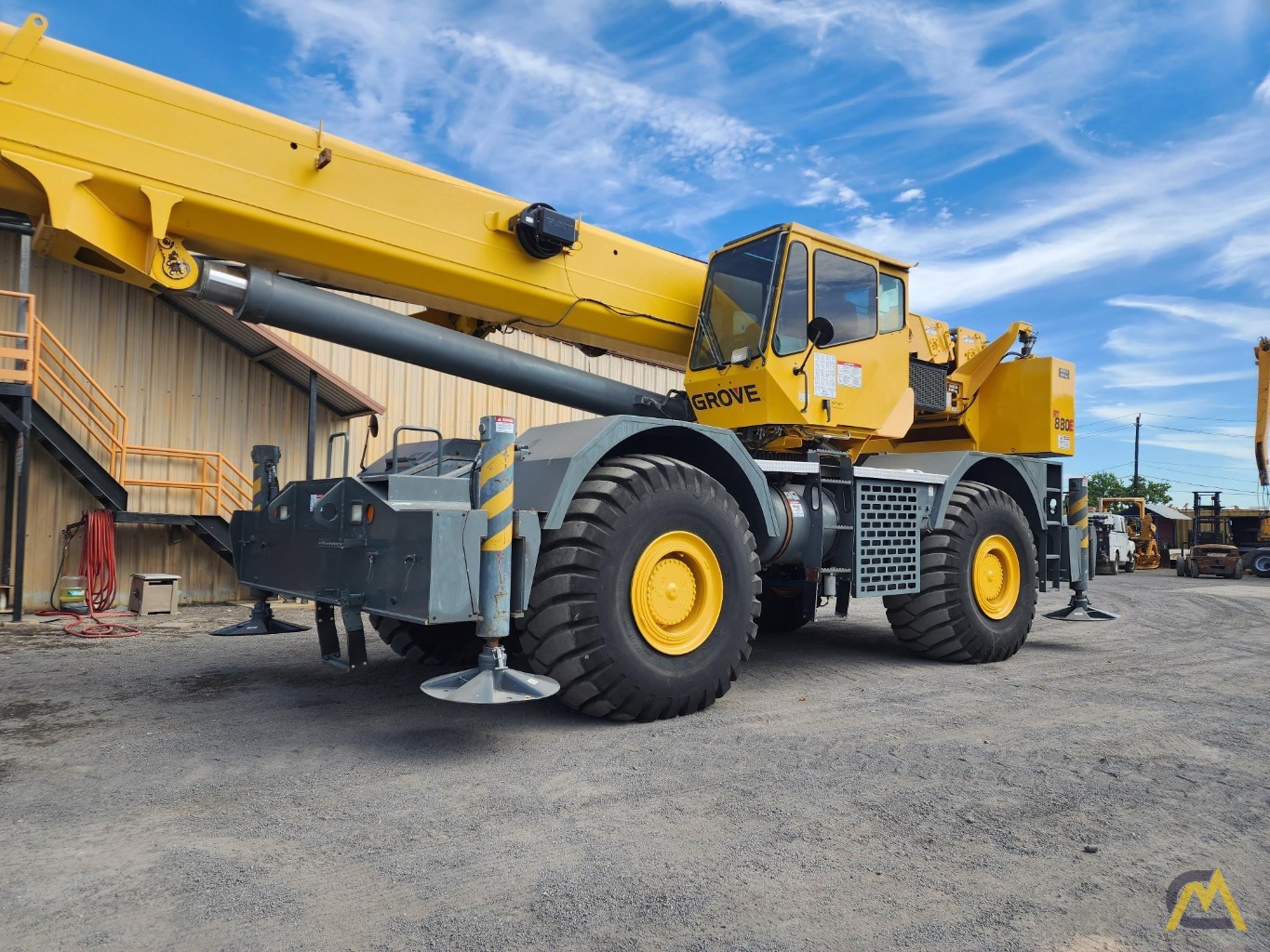 2007 Grove RT880E 80-Ton Rough Terrain Crane For Sale Hoists & Material ...