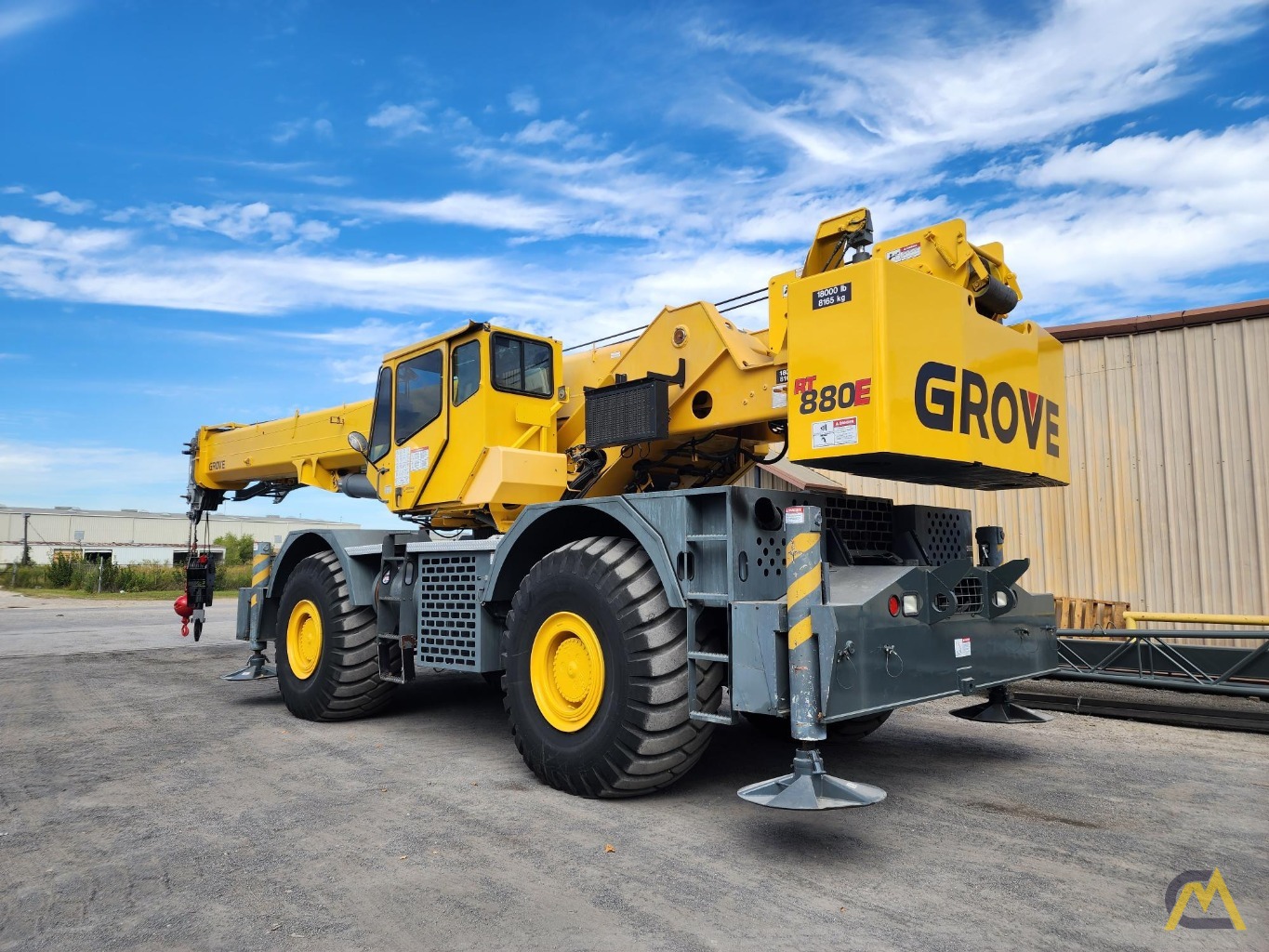 2007 Grove RT880E 80-Ton Rough Terrain Crane For Sale Hoists & Material ...