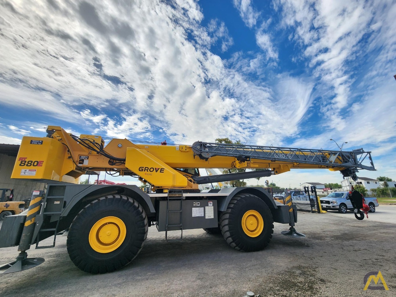 2007 Grove RT880E 80-Ton Rough Terrain Crane For Sale Hoists & Material ...