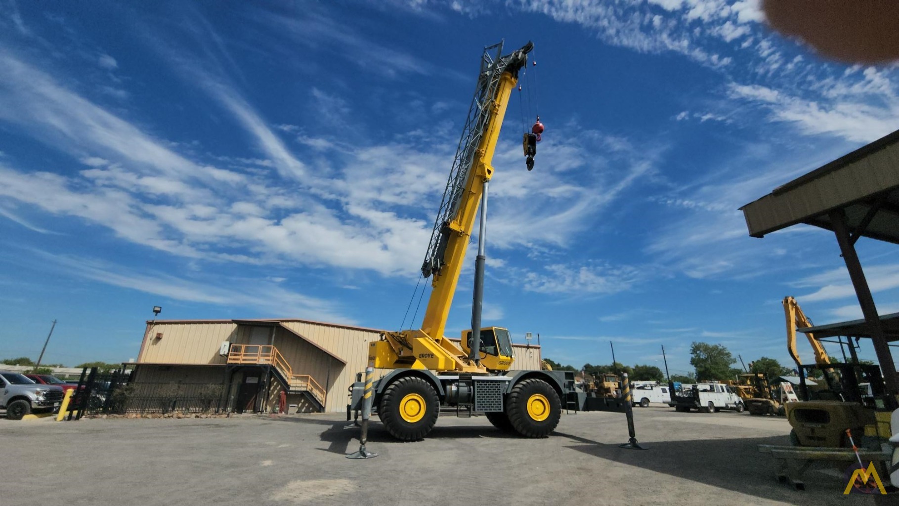 2007 Grove RT880E 80-Ton Rough Terrain Crane For Sale Hoists & Material ...