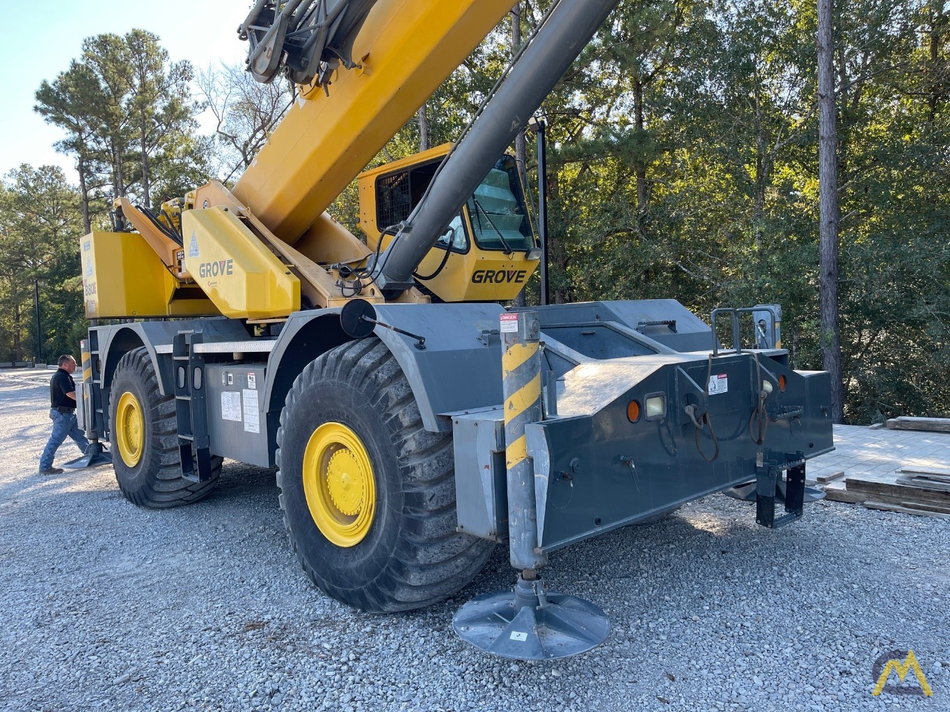 Grove RT880E Rough Terrain Crane For Sale Hoists & Material Handlers ...