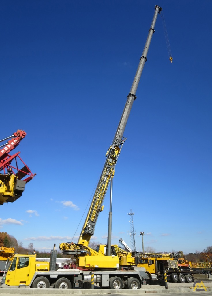 2007 Grove TMS900E 90-Ton Hydraulic Truck Crane with a Strong Chart For ...