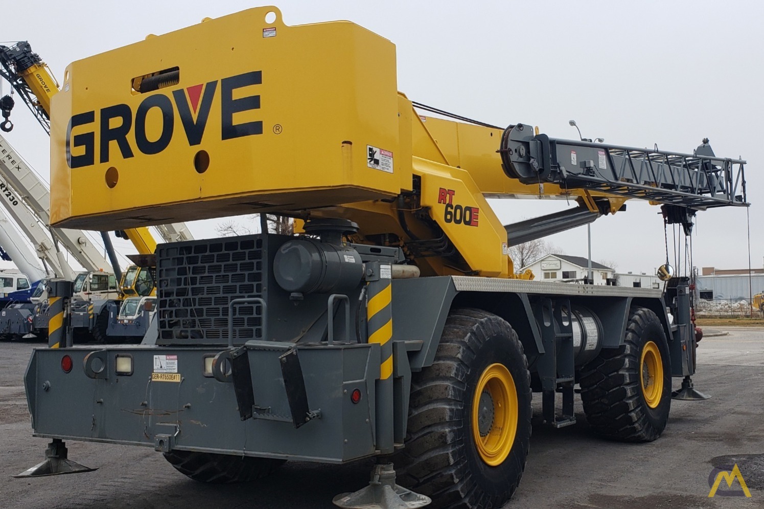2008 Grove RT600E / RT650E 50-Ton Rough Terrain Crane For Sale Hoists ...