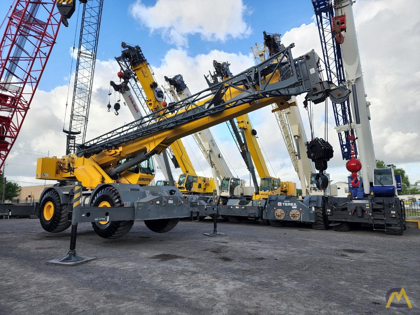 2008 Grove RT700E 60-Ton Rough Terrain Crane For Sale Hoists & Material ...